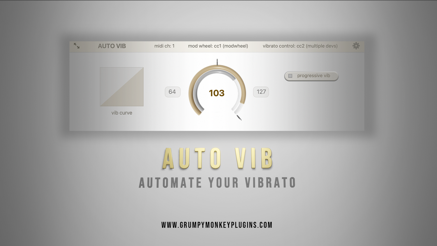 Auto Vib VST / AU / Multiscript – grumpymonkeyplugins