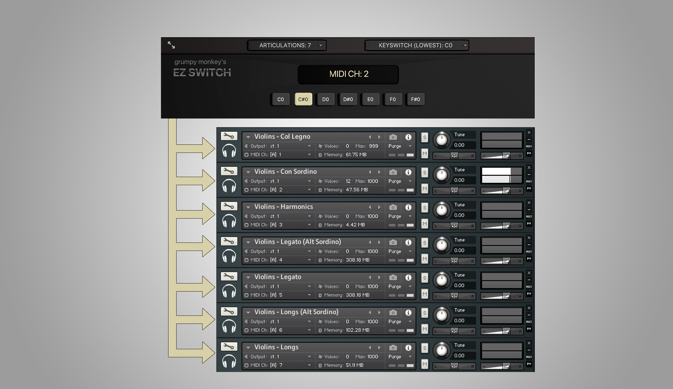 EZ Switch VST / AU / Multiscript – grumpymonkeyplugins