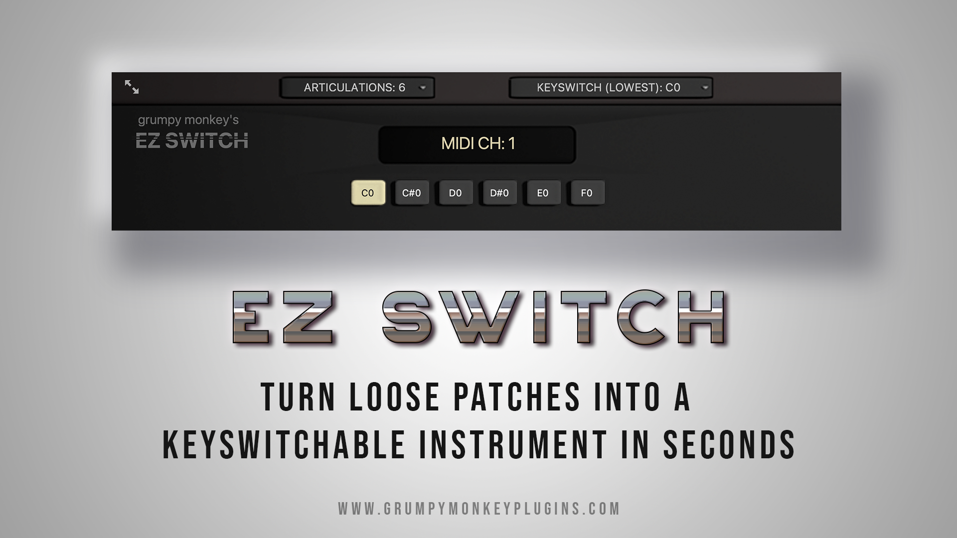 EZ Switch VST / AU / Multiscript – grumpymonkeyplugins